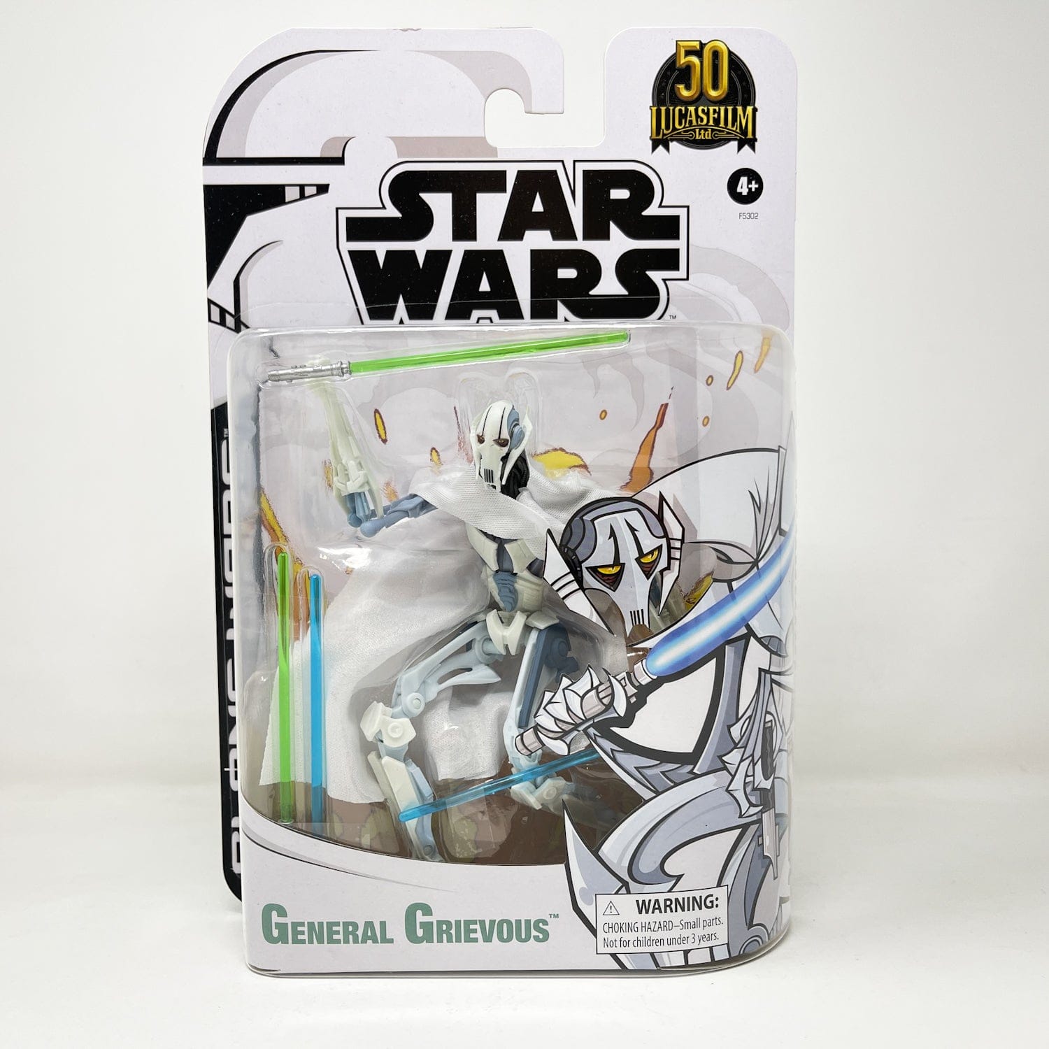 General Grievous (Clone Wars Tartakovsky) - Hasbro Black Series 50th ...