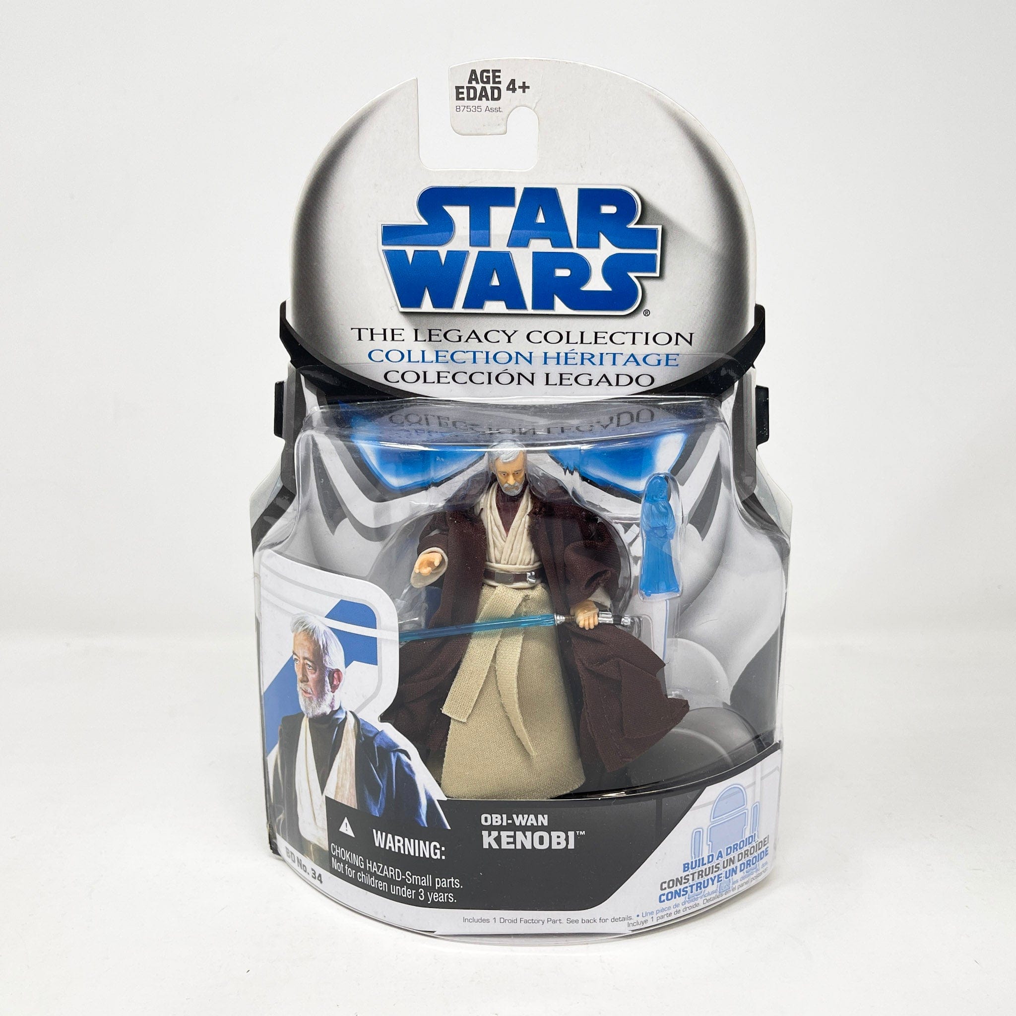 Obi-Wan Kenobi (BD 34) w/ Leia Hologram table - Hasbro 2009 Legacy Col – 4th Moon Toys