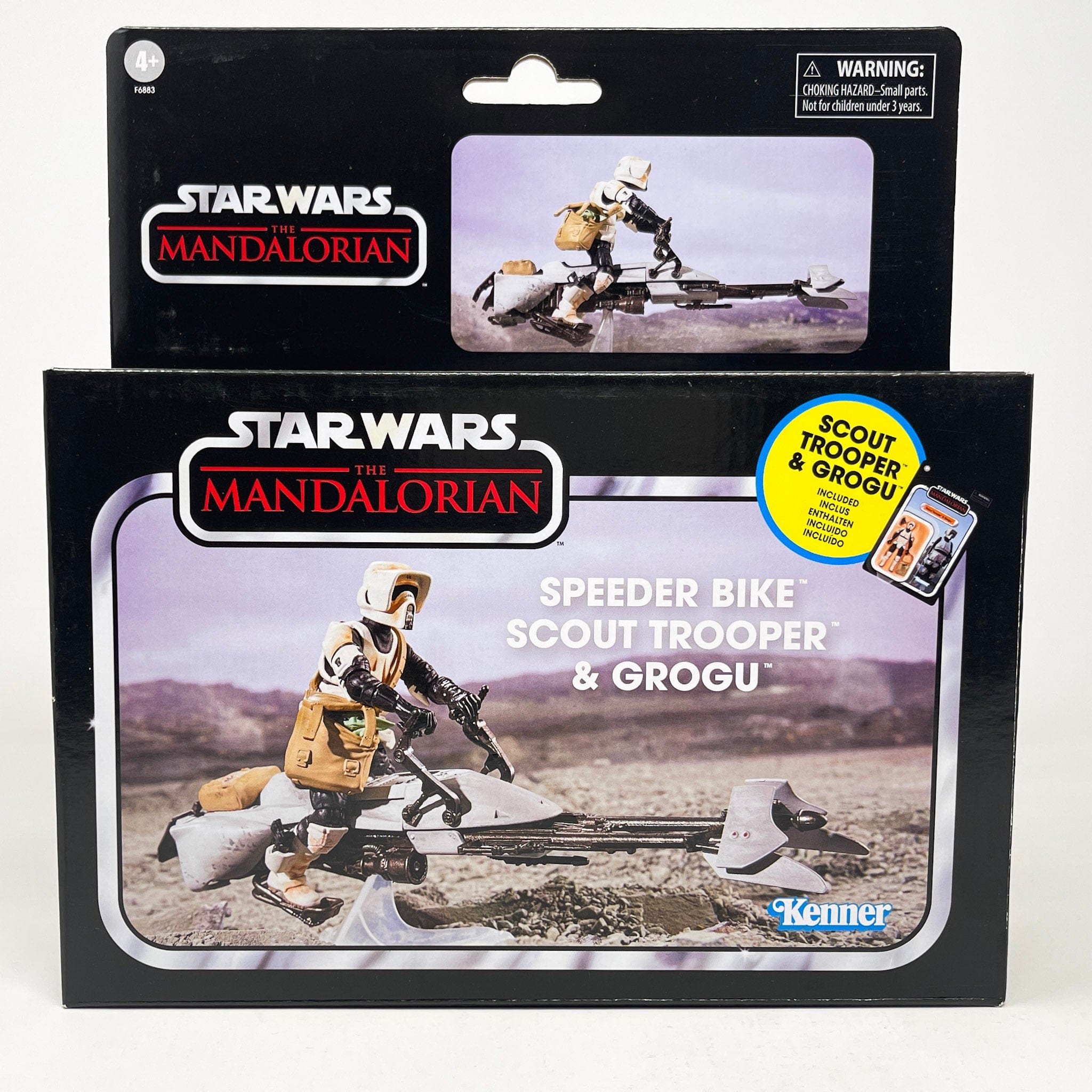 VC Speeder Bike - Scout Trooper & Grogu (Deluxe) - The Vintage Collect – 4th Moon Toys