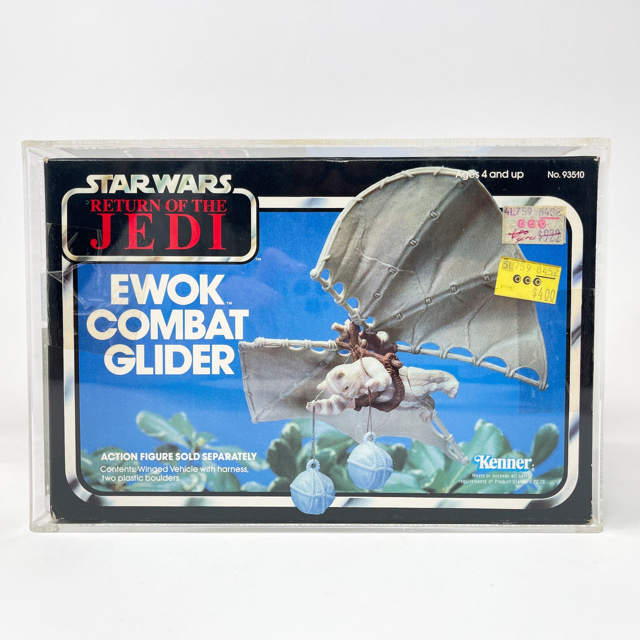Vintage Star Wars Ewok Combat Glider – 1984 Kenner ROTJ Vehicle (CAS 80 ...
