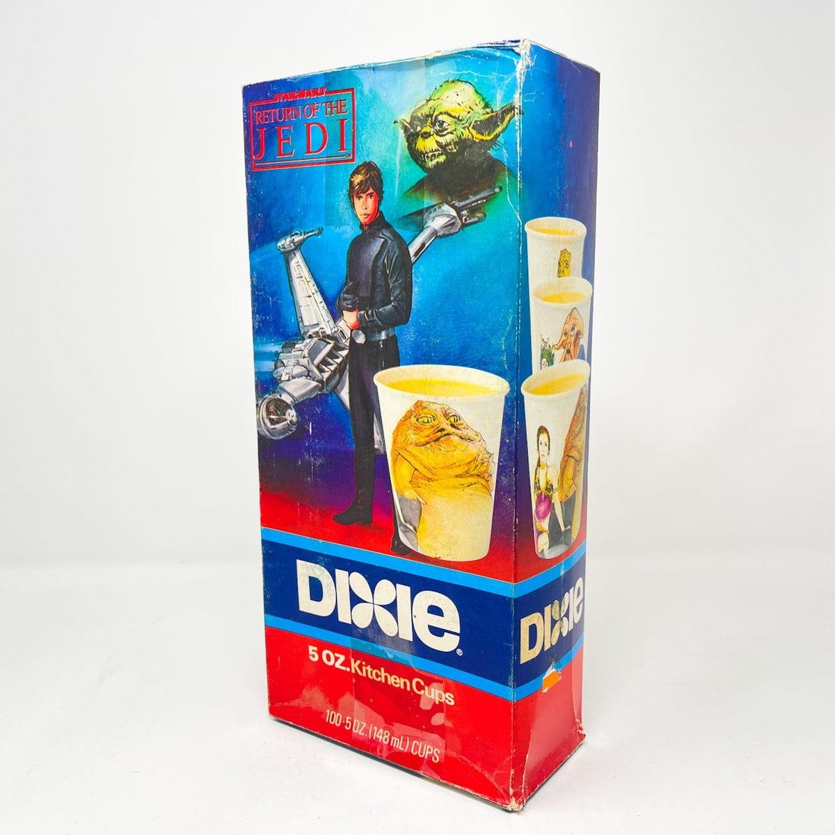 Dixie Cups Box - ROTJ Leia & Jabba Star Wars Vintage sealed – 4th Moon Toys