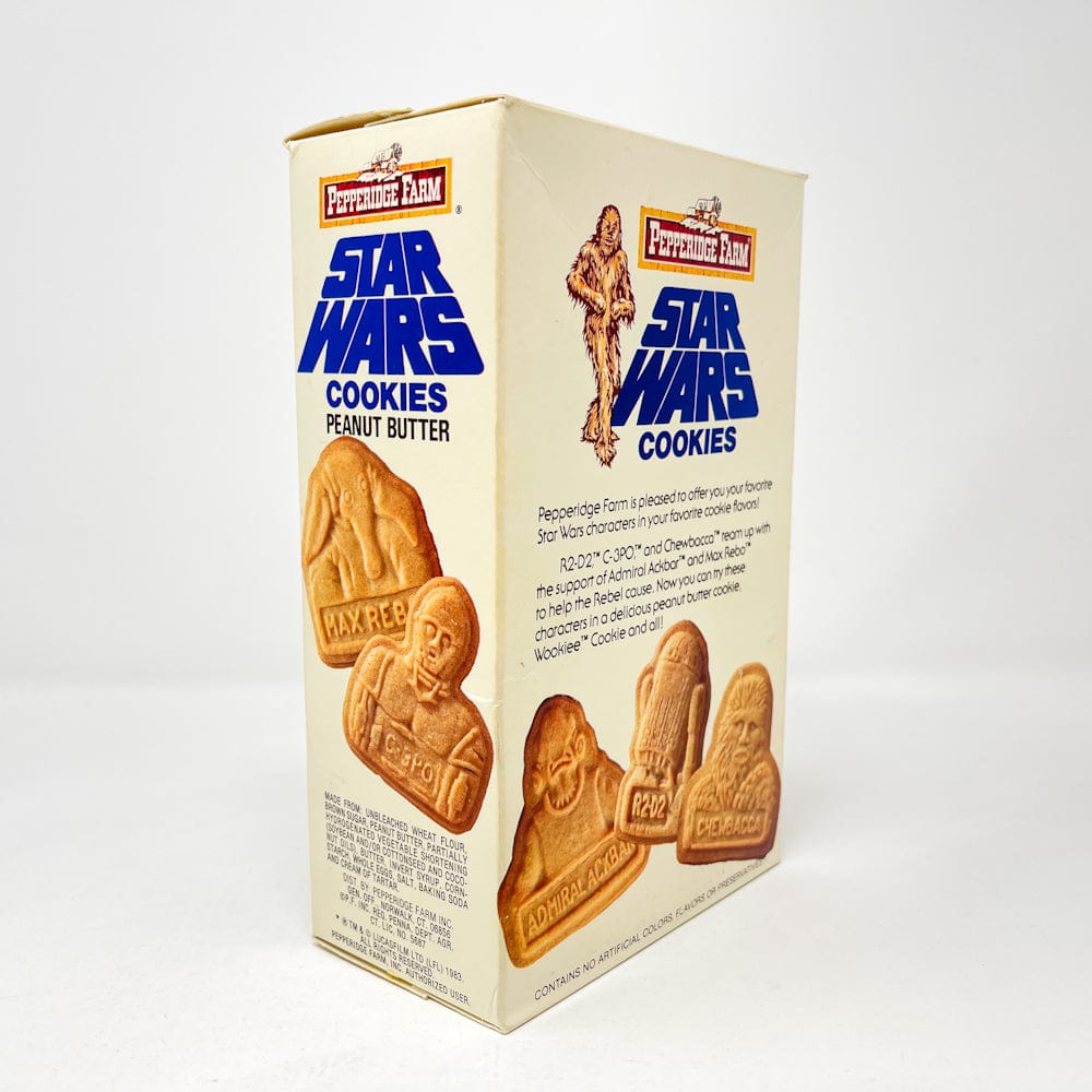 Pepperidge Farms Peanut Butter Cookies Box Vintage Star Wars Vader ...