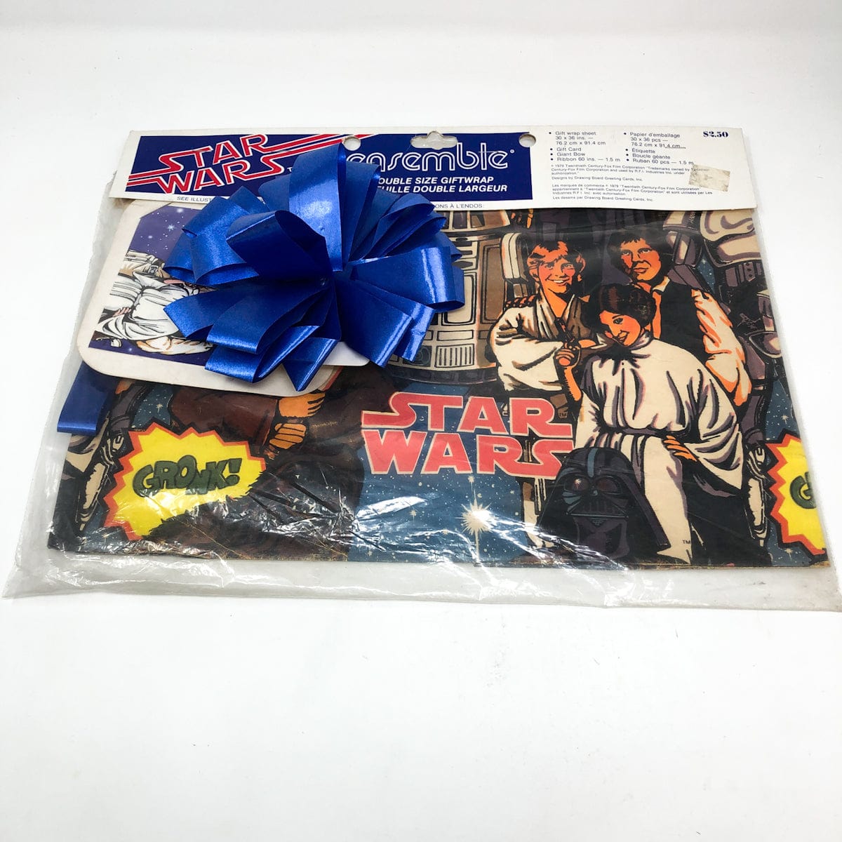 Star Wars Gift Wrap Ensemble - Sealed Canadian Package – 4th Moon Toys