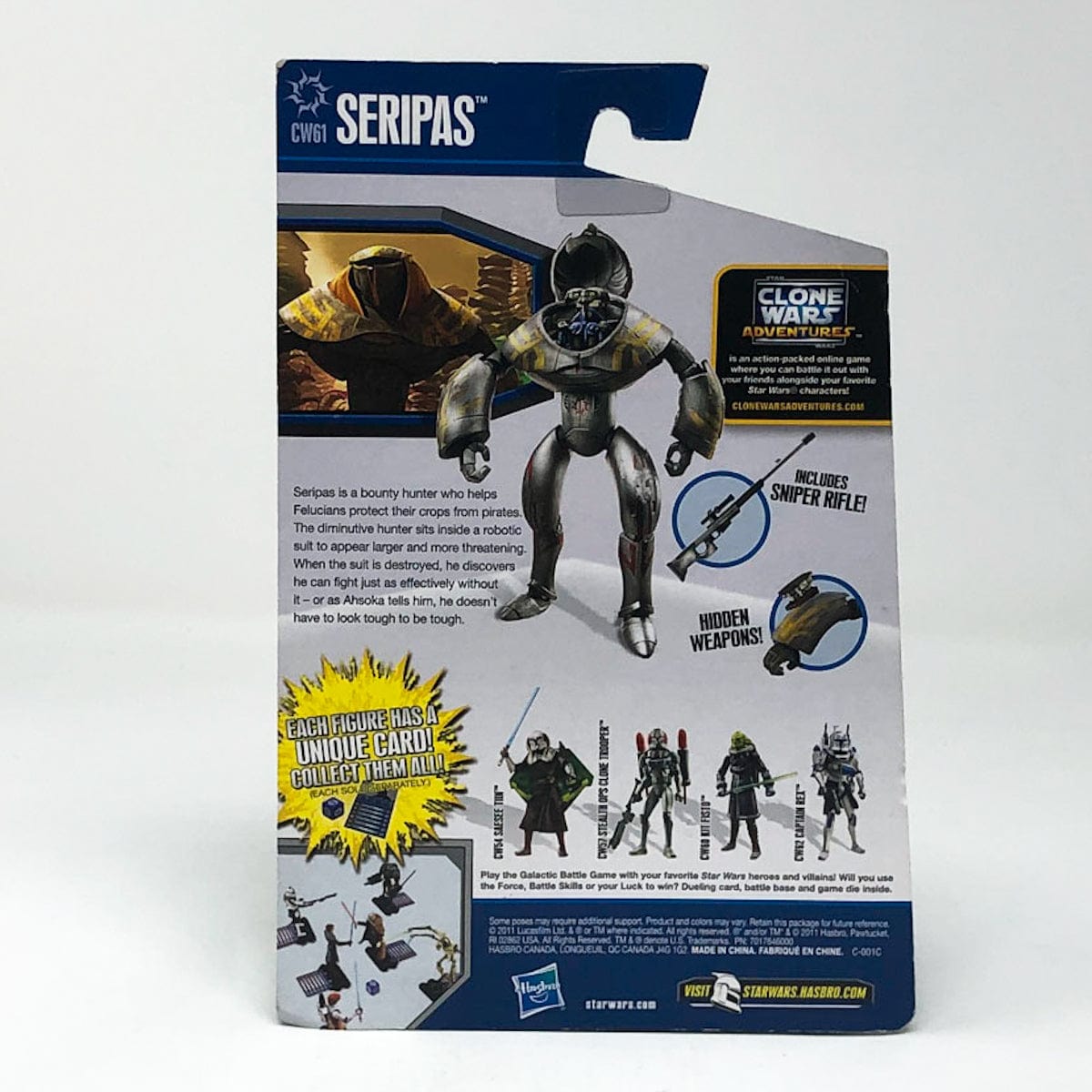 Seripas - Hasbro Clone Wars Star Wars Action Figure – 4th Moon Toys