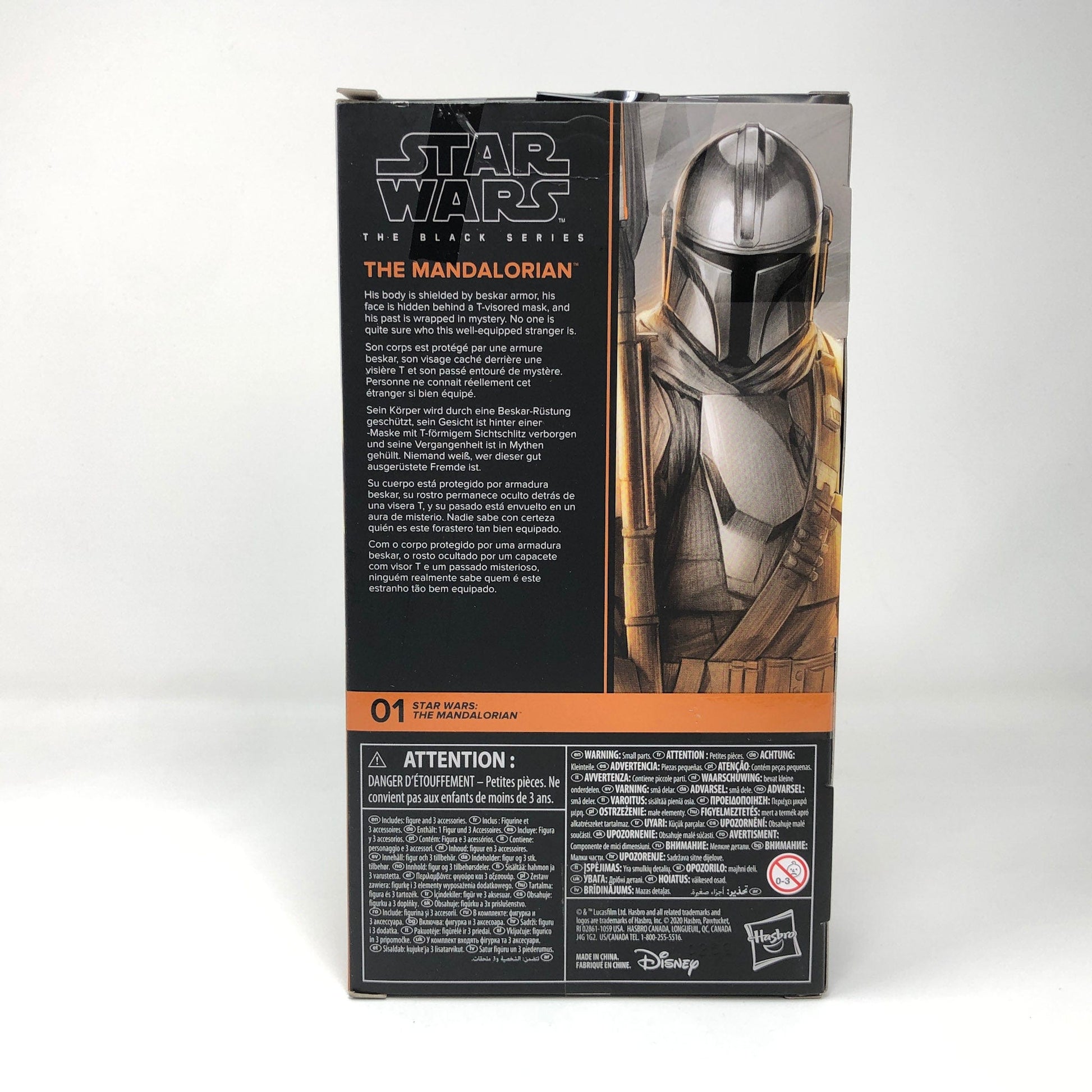 The Mandalorian (Beskar Armor) MAN 01 - Black Series Hasbro Star Wars ...