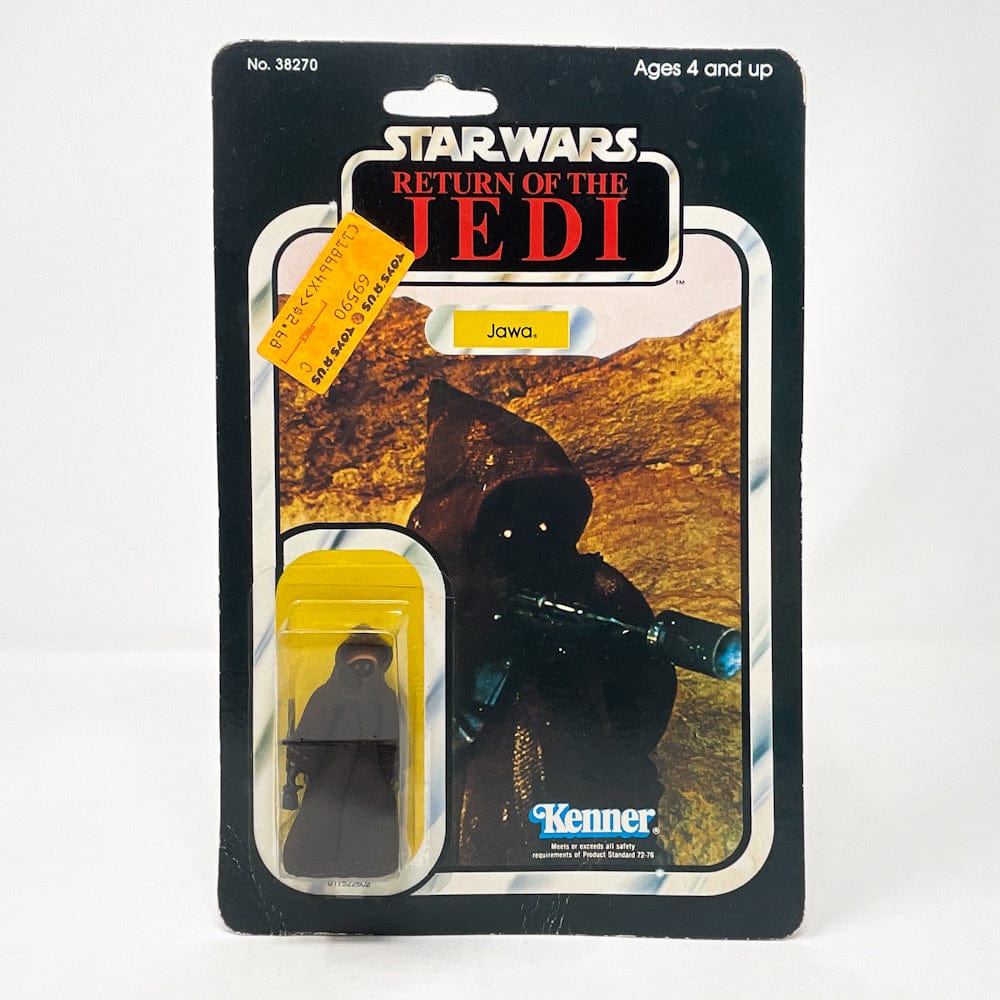 Vintage Star Wars Jawa ROTJ 65A-Back - MOC Carded Kenner – 4th Moon Toys