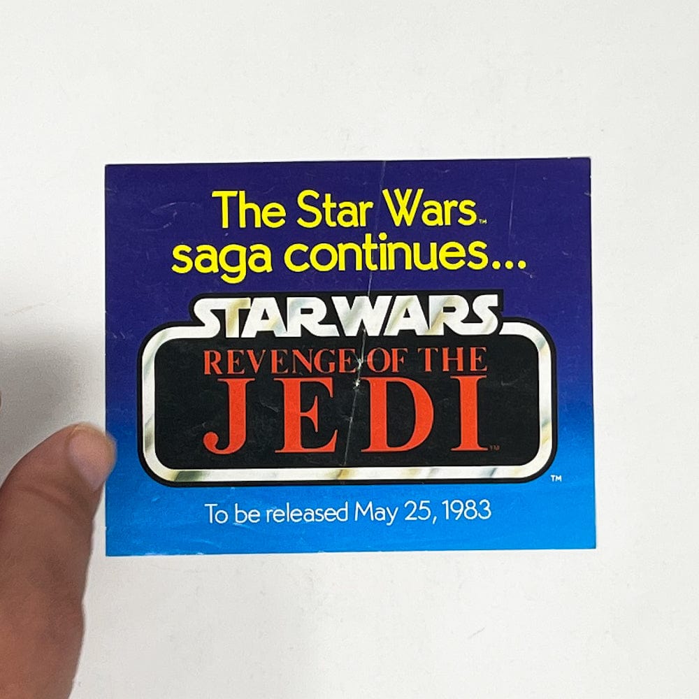Kenner Vintage Star Wars Revenge of the Jedi Star Wars Insert – 4th ...