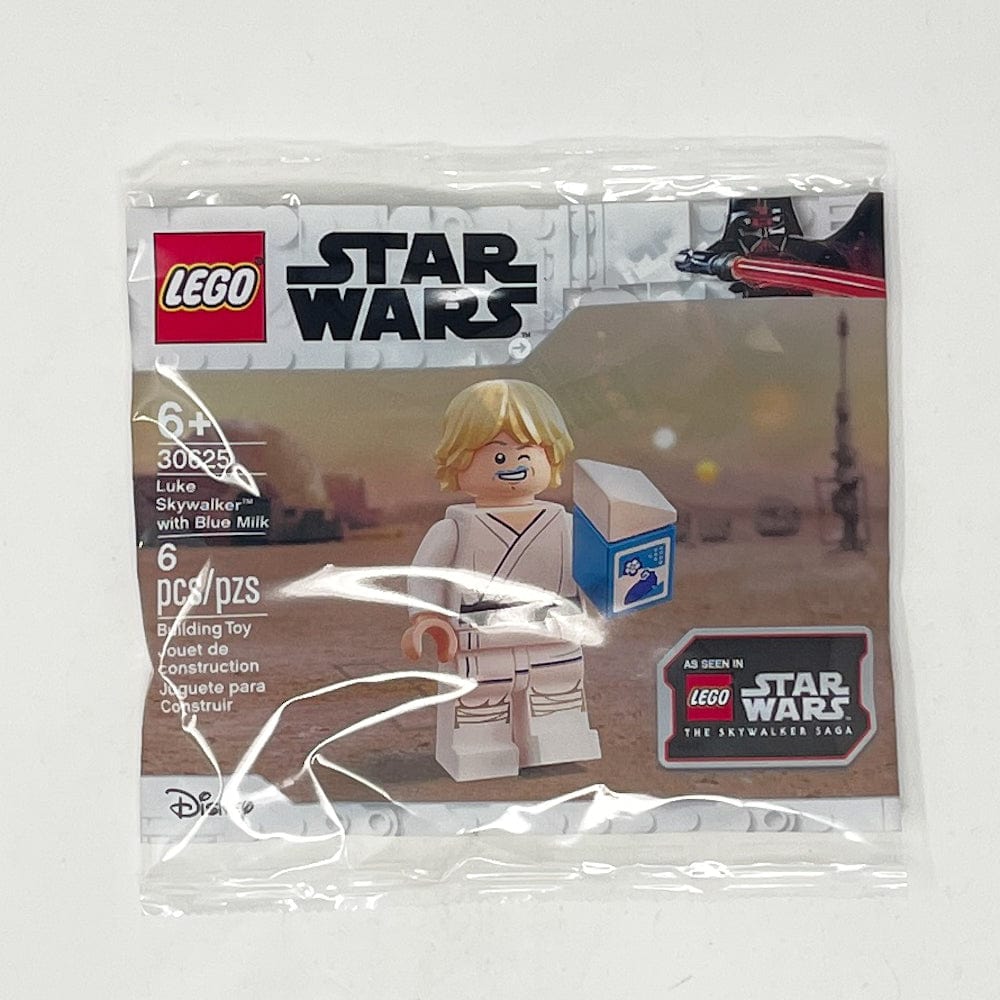 Luke Skywalker with Blue Milk Polybag - Star Wars Lego Minifigure – 4th ...