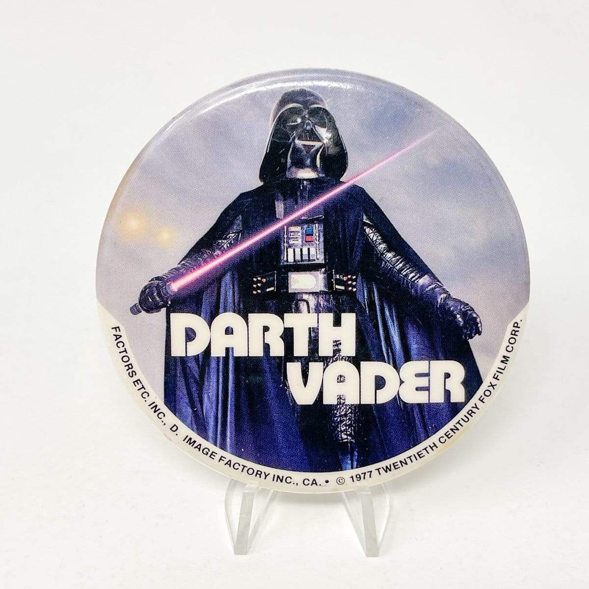 Vintage Star Wars Darth Vader Button - Factors (1977) – 4th Moon Toys