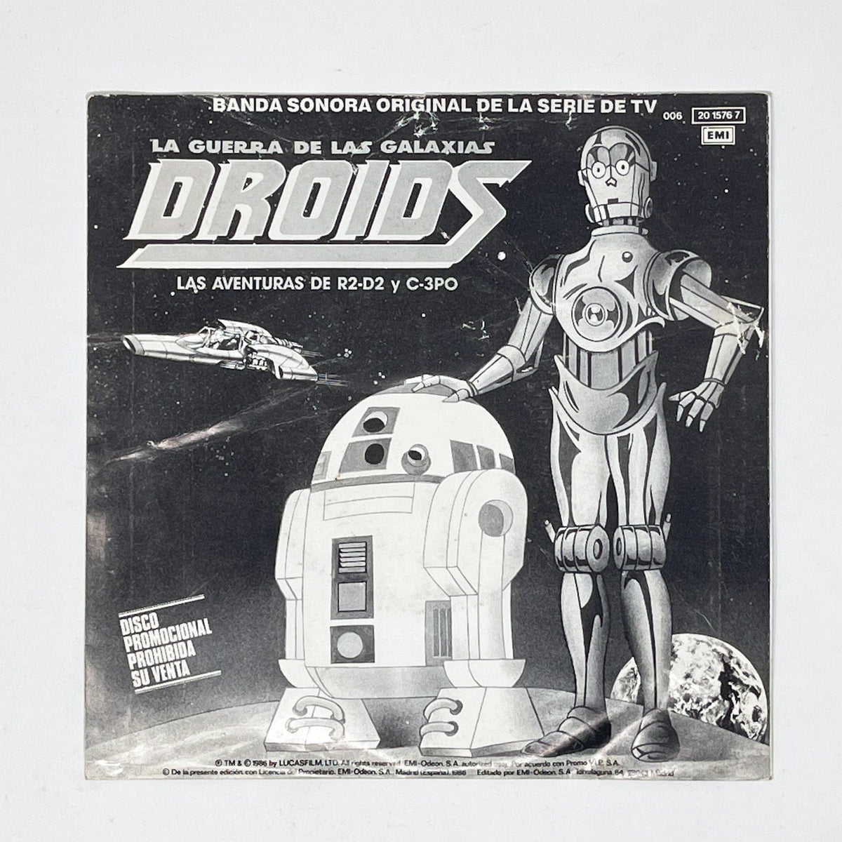 DROIDS and EWOKS Cartoon Theme 7" Promo Record - Spain (1986) Vinyl ...