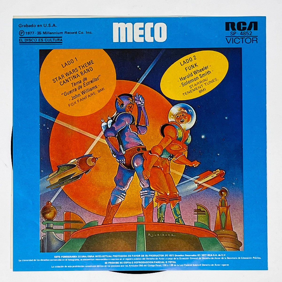 MECO Star Wars Theme 7" Record - Mexico (1977) – 4th Moon Toys