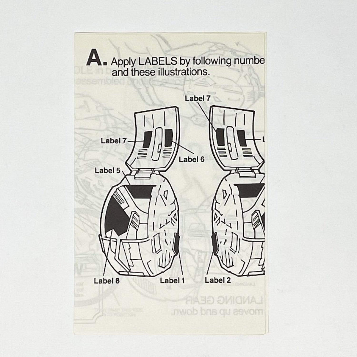 ROTJ Endor Forest Ranger Mini-Rig Instructions Kenner Star Wars Manual ...