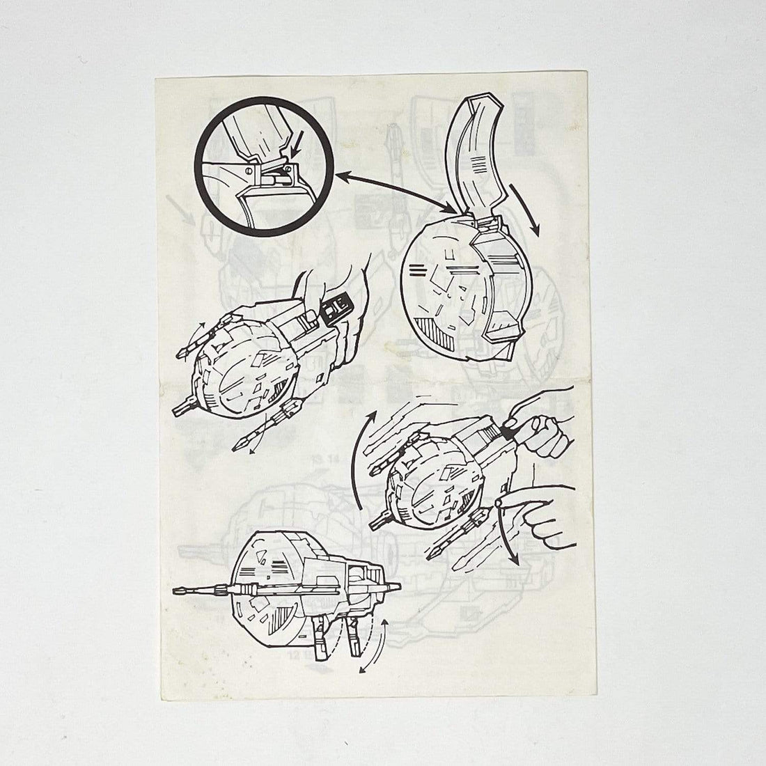 ROTJ Tri-Logo Endor Forest Ranger Mini-Rig Instructions Kenner Star ...