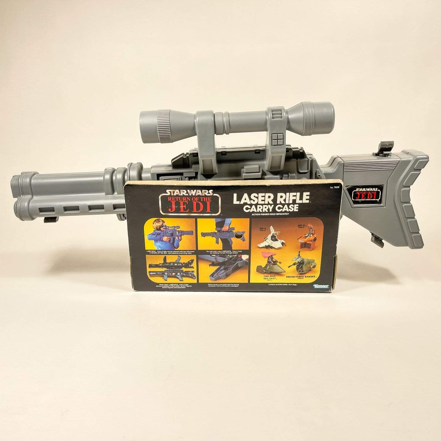 Laser Rifle Star Wars Action Figure Carrying Case Complete Kenner Toy ...